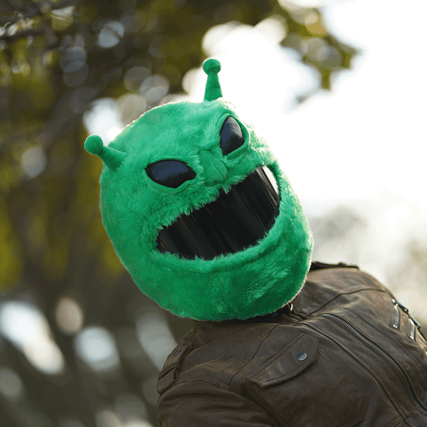 Motorcycle Helmet Cover - Alien - Moto Loot