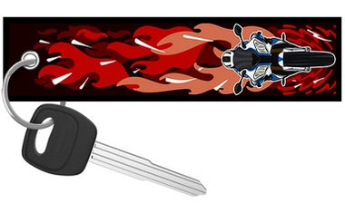 Graphic Key Tags - Moto Loot