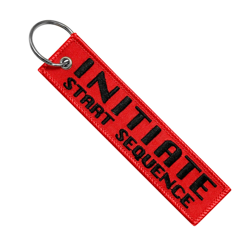 Initiate Start Sequence - Motorcycle Keychain - Moto Loot