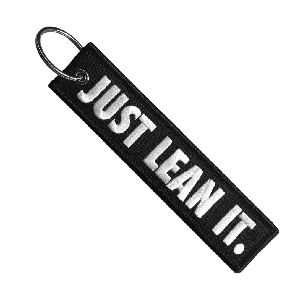Just Lean It. - Motorcycle Keychain - Moto Loot