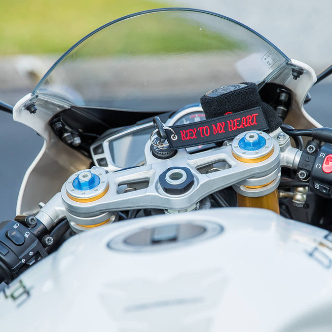 Key To My Heart - Motorcycle Keychain - Moto Loot