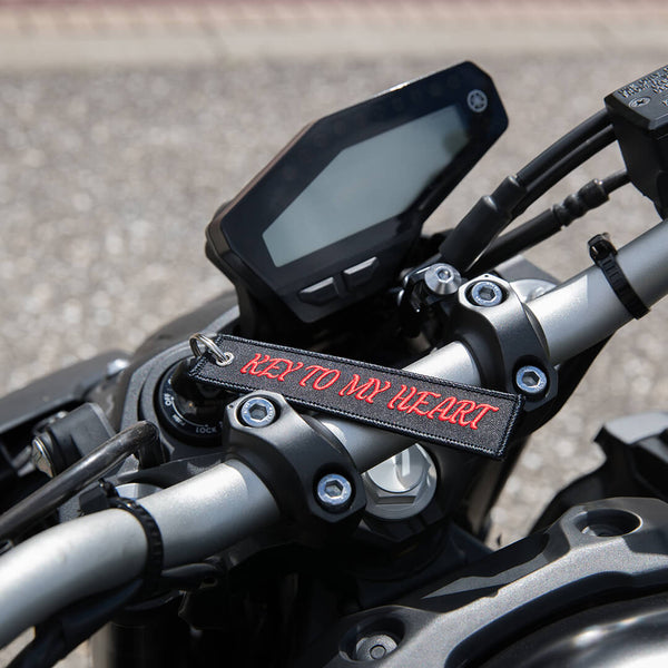 Key To My Heart - Motorcycle Keychain - Moto Loot