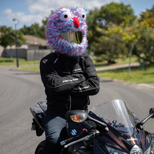 Motorcycle Helmet Cover - Red, White and Blue - Moto Loot