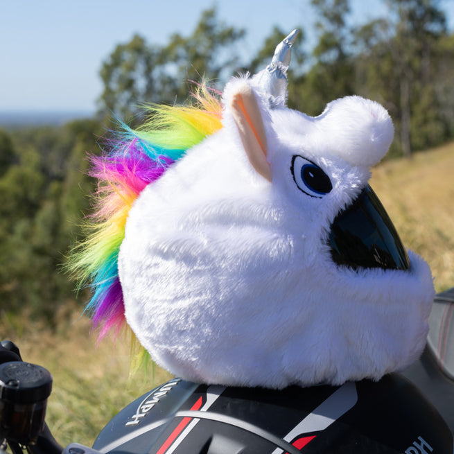 Motorcycle Helmet Cover - Unicorn - Moto Loot