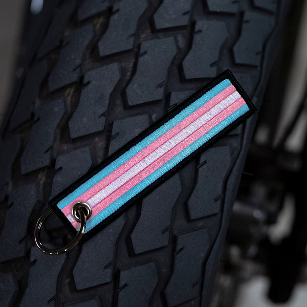 Transgender - Pride Flag Keychain - Moto Loot