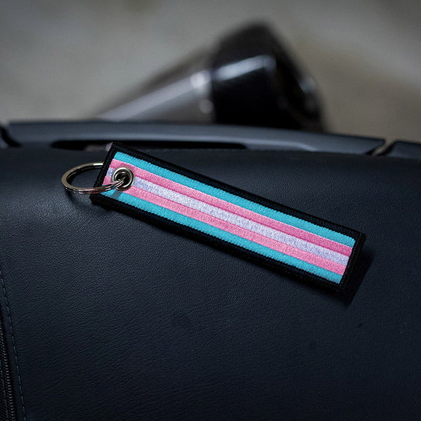 Transgender - Pride Flag Keychain - Moto Loot