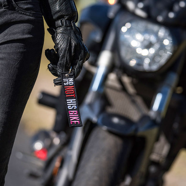 Not His Bike - Motorcycle Keychain - Moto Loot
