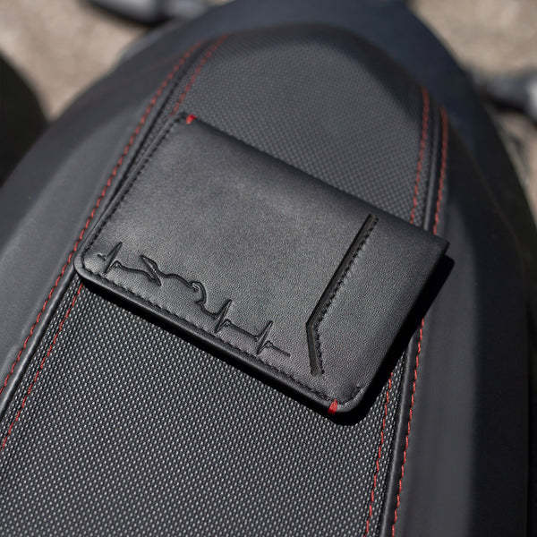 Motorcycle Heartbeat - Slim Motorcycle Wallet - Moto Loot