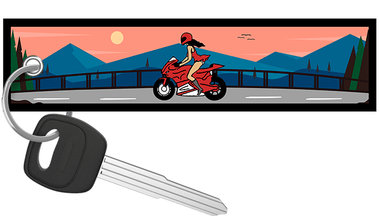 Graphic Key Tags - Moto Loot